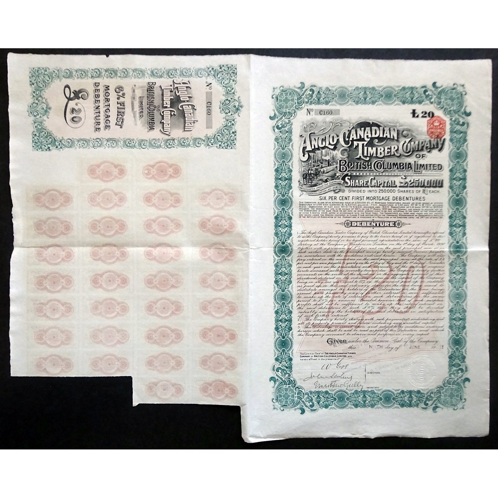Anglo-Canadian Timber Company of British Columbia Limited 1911 Canada ...